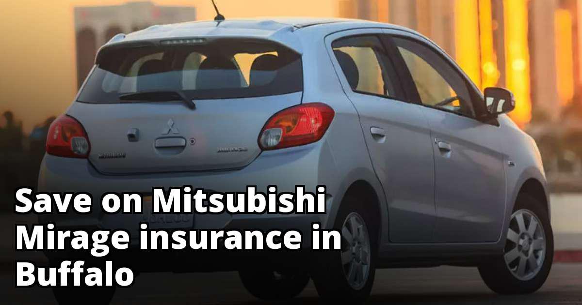 Buffalo New York Mitsubishi Mirage Insurance Rate Quotes